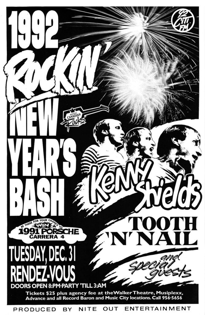 Kenny Shields NYE – 1991 | Gig Posters 204