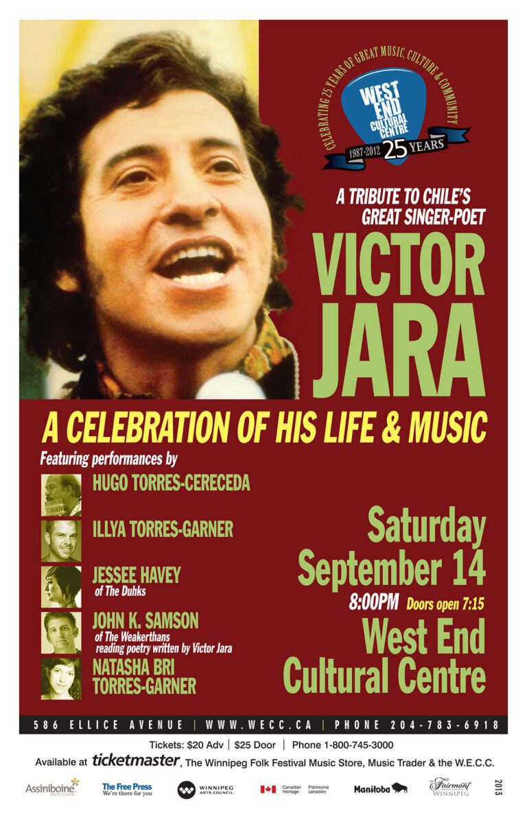 VICTOR JARA TRIBUTE – 2013 | Gig Posters 204