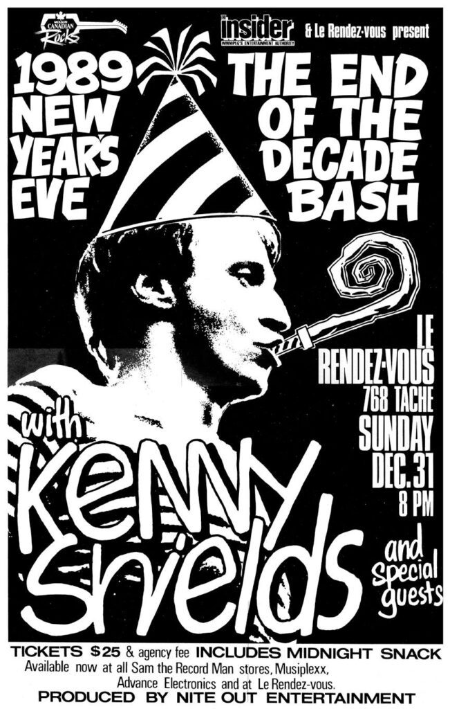 Kenny Shields NYE – 1989 | Gig Posters 204